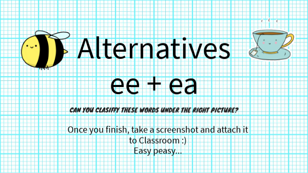 Alternatives ee + ea | Genially