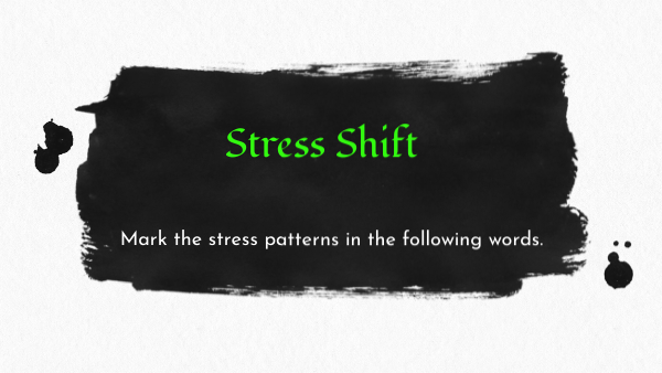 Stress Shift | Genially