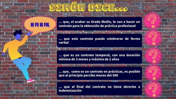 SIMÓN DICE Ni fu ni FOL | Genially