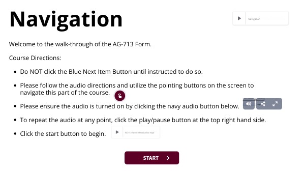Export Controls: AG-713 Form | Genially
