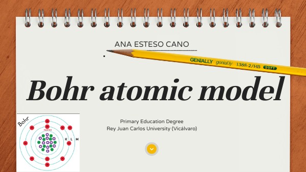 QUIZ NATURAL SCIENCE EXAM BOHR ATOMIC MODEL