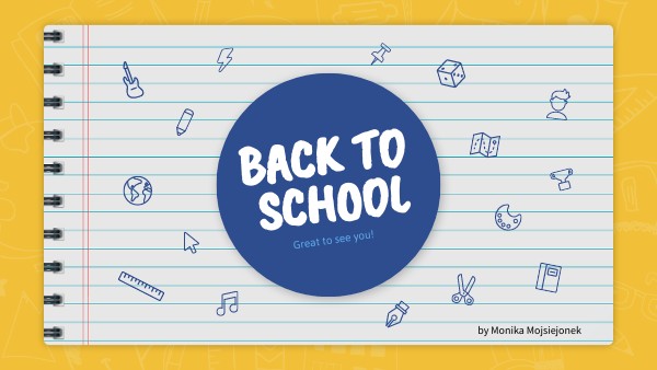 Welcome back! | Genially