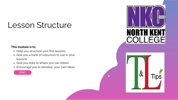 Pathway to Practice - Module 1: Lesson Structure