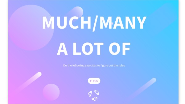 Much/Many | Genially