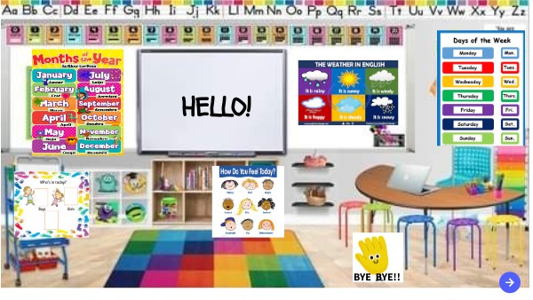 Asamblea en inglés 5 años | Genially