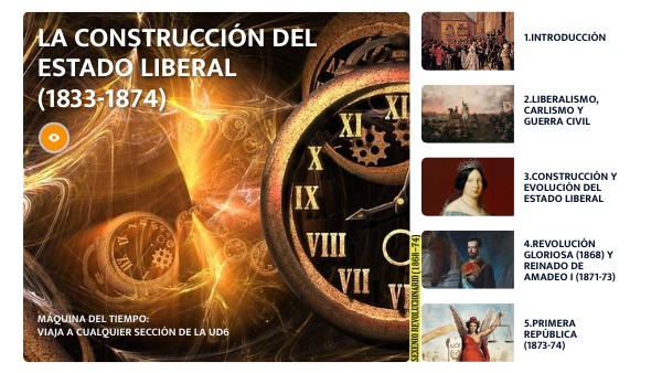 UD6. LA CONSTRUCCIÓN DEL ESTADO LIBERAL (1833-1874) | Genially