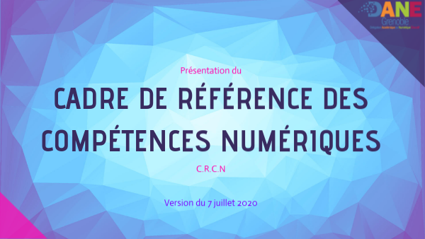 CRCN - Présentation | Genially