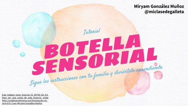Tutorial botella sensorial MGM | Genially