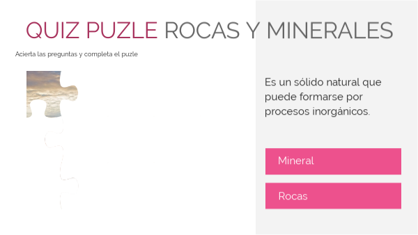 Rocas y minerales | Genially