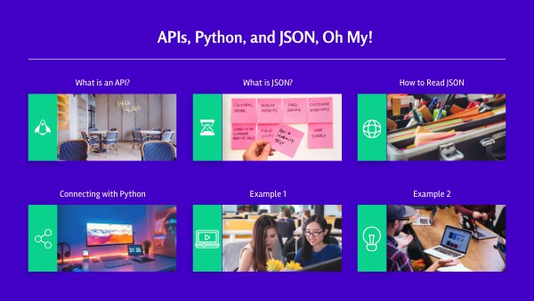 APIs, JSON and Python | Genially