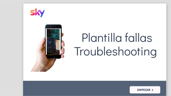 Plantilla troubleshooting | Genially