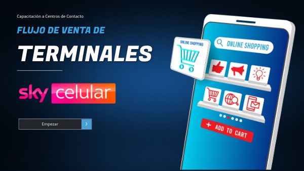 Flujo de Venta de terminales Sky Celular | Genially