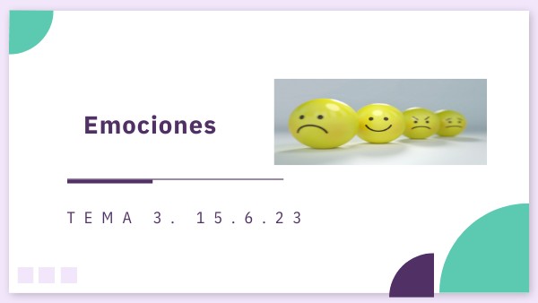 TEMA 3. EMOCIONES