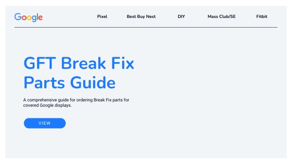 GFT Break Fix Parts | Genially