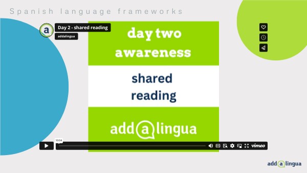 Day 2 - shared reading