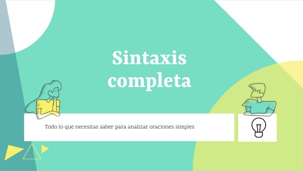 Sintaxis Y8 | Genially