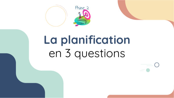 Planification | Genially