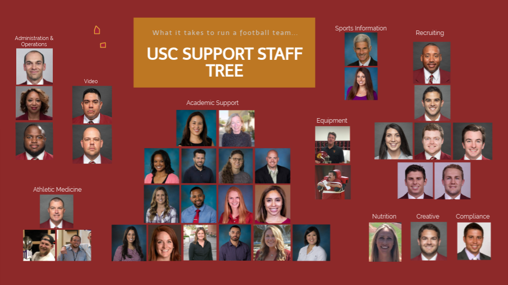 USC Support Staff Tree | Genially