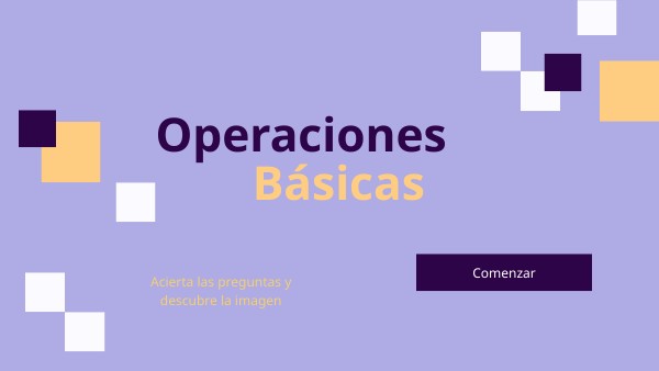Operaciones Básicas
