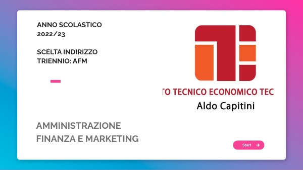 PRESENTAZIONE CORSO AFM | Genially