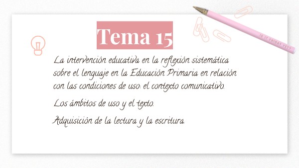 Tema 15 | Genially
