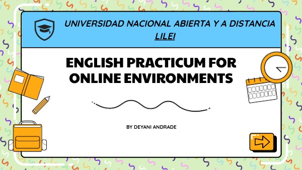 English Practicum for Online Environments