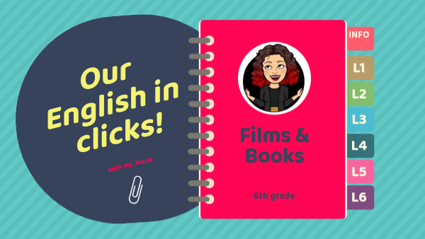 Films and books Unit Plan for Primary Education | Genially