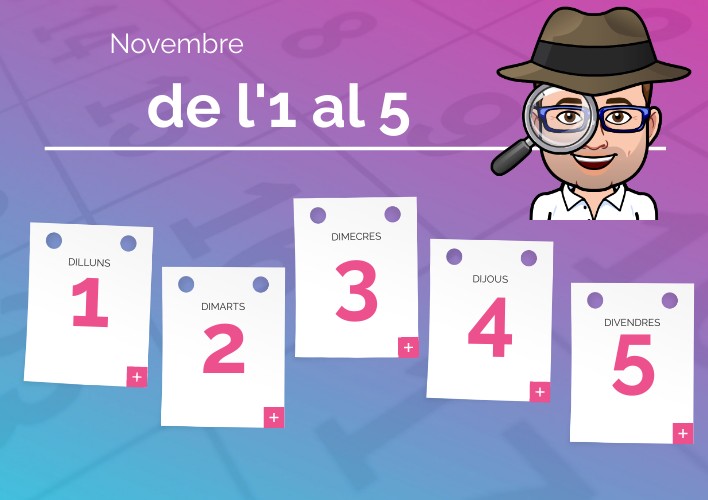 Setmana de l'1 al 5 de novembre | Genially