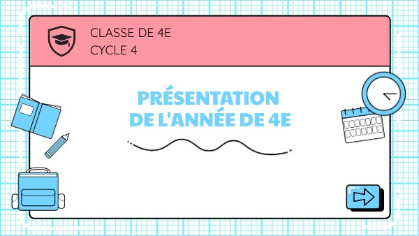 Rentrée 4e