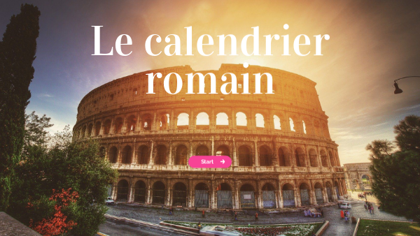 Calendrier romain | Genially