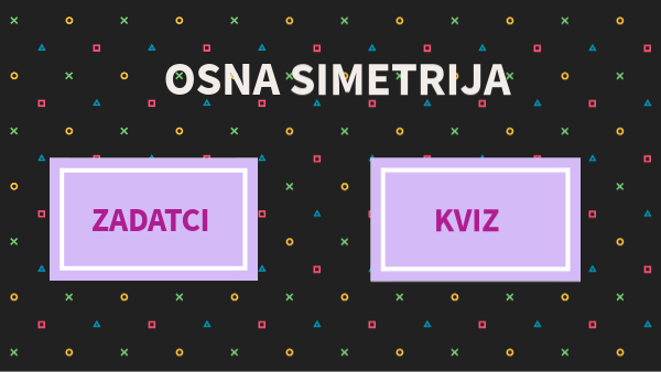 Osna simetrija - zadatci za vježbu | Genially