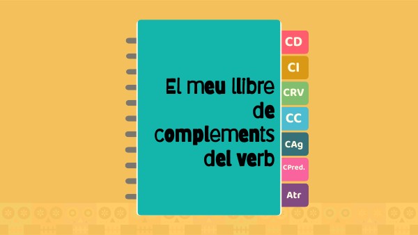 El meu llibre de complements del verb | Genially