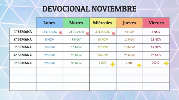 Devocional | Genially