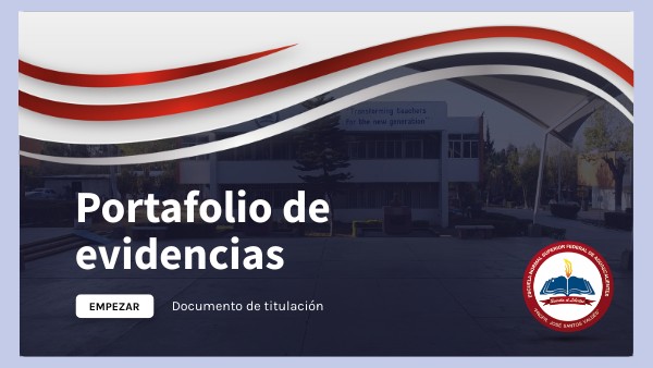 Portafolio de evidencias | ENSFA | Genially