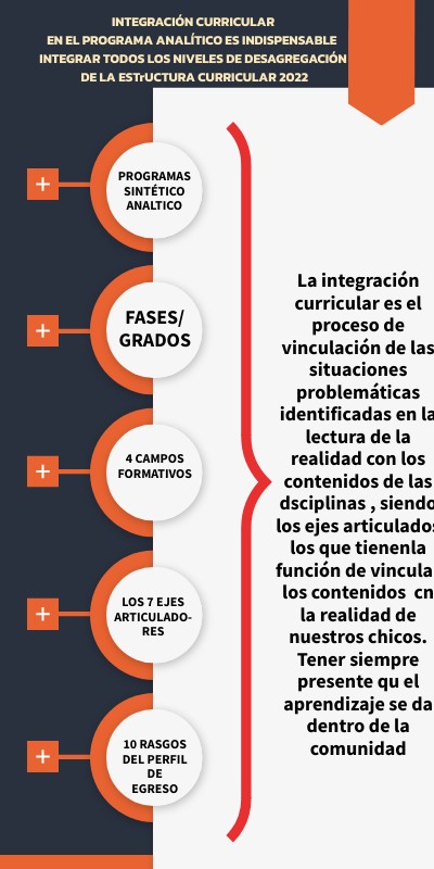 INFOGRAFÍA INTEGRACIÓN CURRICULAR | Genially