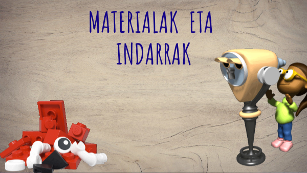 MATERIALAK ETA INDARRA | Genially