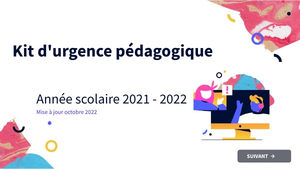 Kit d'urgence pédagogique Groupe Numérique 91 | Genially