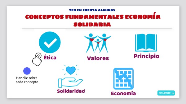 Conceptos fundamentales de la economía solidaria | Genially