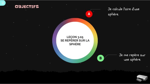 3.05 Se repérer sur la sphère | Genially
