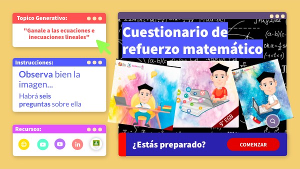 Cuestionario de refuerzo matemático