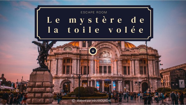 MUSEUM ESCAPE ROOM | Genially