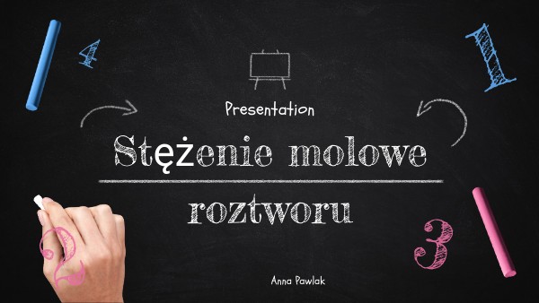 Stężenie molowe | Genially