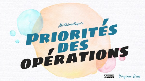 priorité des opérations | Genially