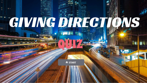 E3 GIVING DIRECTIONS QUIZ | Genially