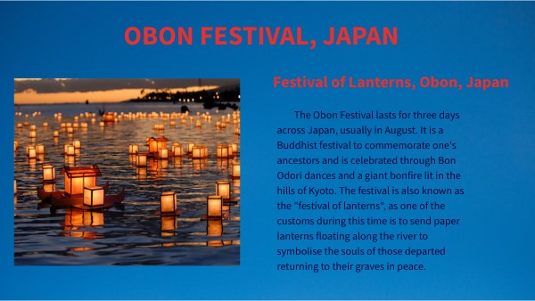 FAMOUS FESTIVALS AROUND THE WORLD | Genially