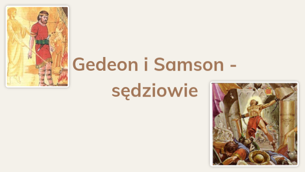 5 Gedeon i Samson | Genially