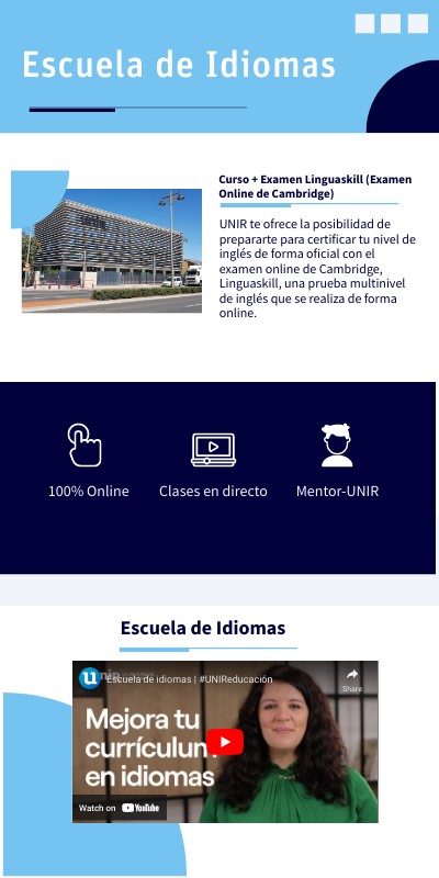 Escuela de Idiomas-UNIR | Genially