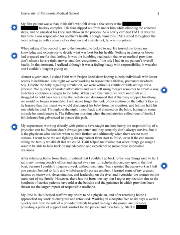 (2) 2 Med School Essays That Admissions Officers Loved