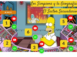 CAstellano. Los Simpson y la Geografía. Sector secundario | Genially