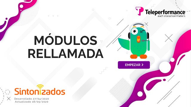 Sintonizados Módulos Rellamada | Genially